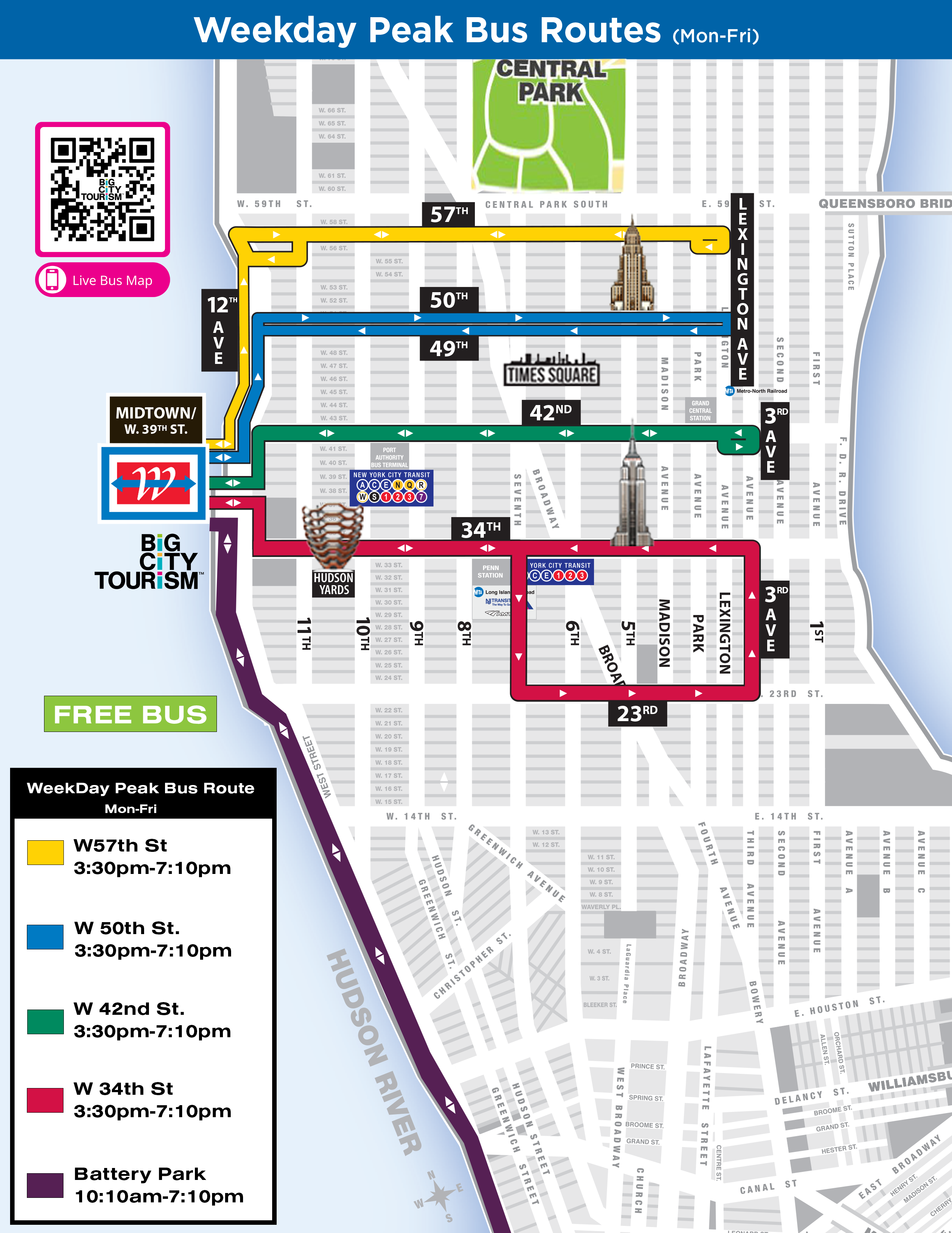 NY Waterway Shuttle Route Information Big City Tourism